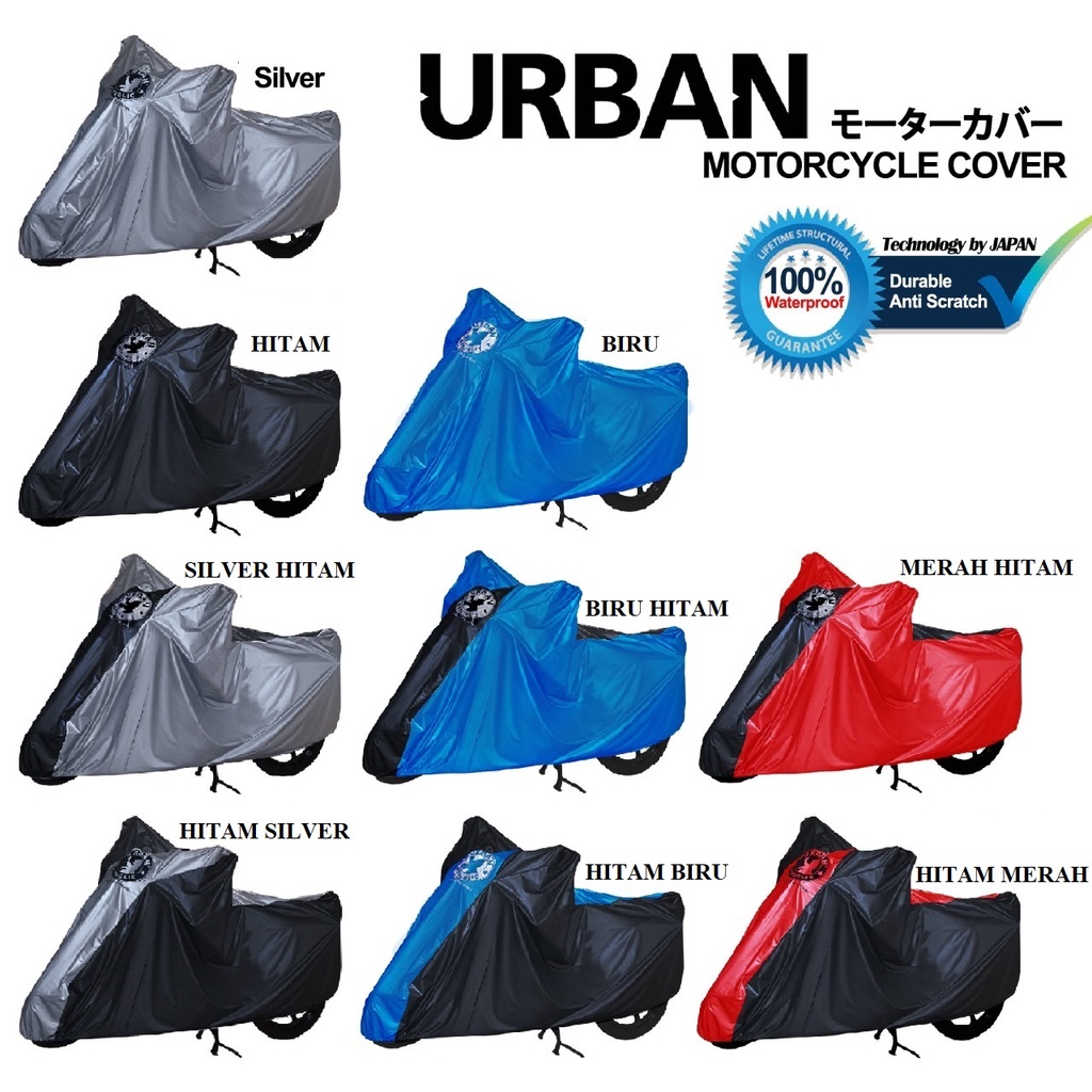 Jual Sarung Motor Urban Jumbo CBR R15 R25 Xabre ninja Vixion Verza GSX ...