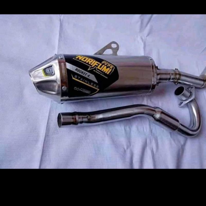 Jual KNALPOT CRF NORIFUMI ROCKET 4 KLX D-TRACKER WR155 | Shopee Indonesia
