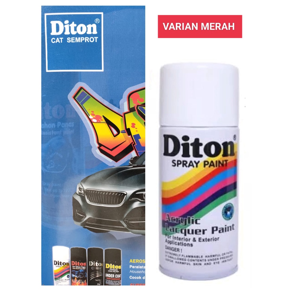 Jual pilok pilox diton 300cc varian merah varian red signal red 823 ...