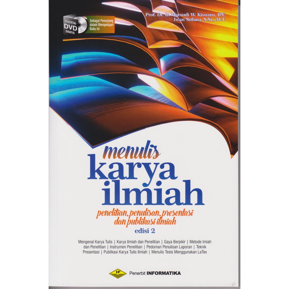 Jual [Termurah] BUKU MENULIS KARYA ILMIAH Penelitian, penulisan, presentasi dan publikasi ilmiah ...