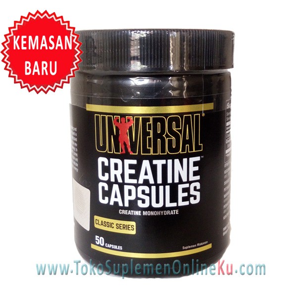 Jual Universal Nutrition Creatine 750 mg - 50 kapsul | Suplemen fitness ...
