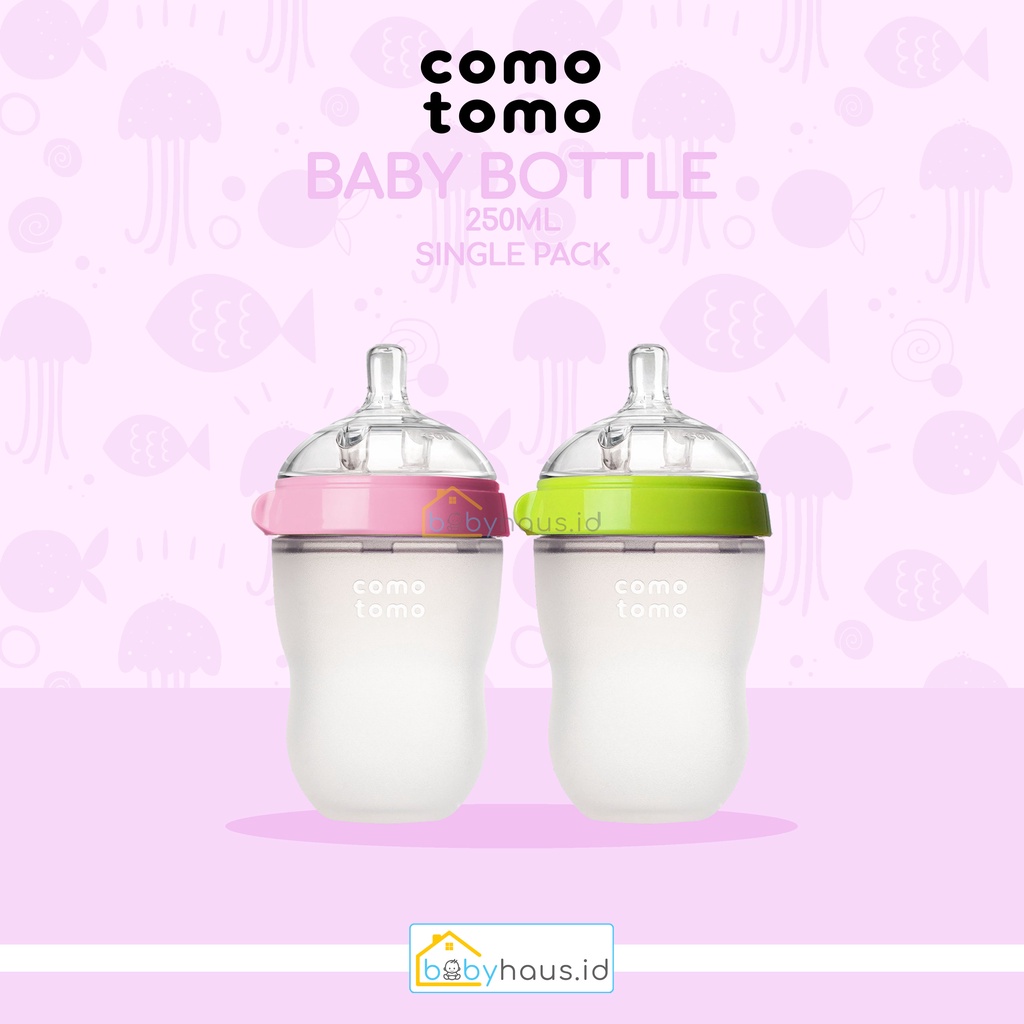 Jual COMOTOMO - BABY BOTTLE SINGLE PACK 250ML | Shopee Indonesia