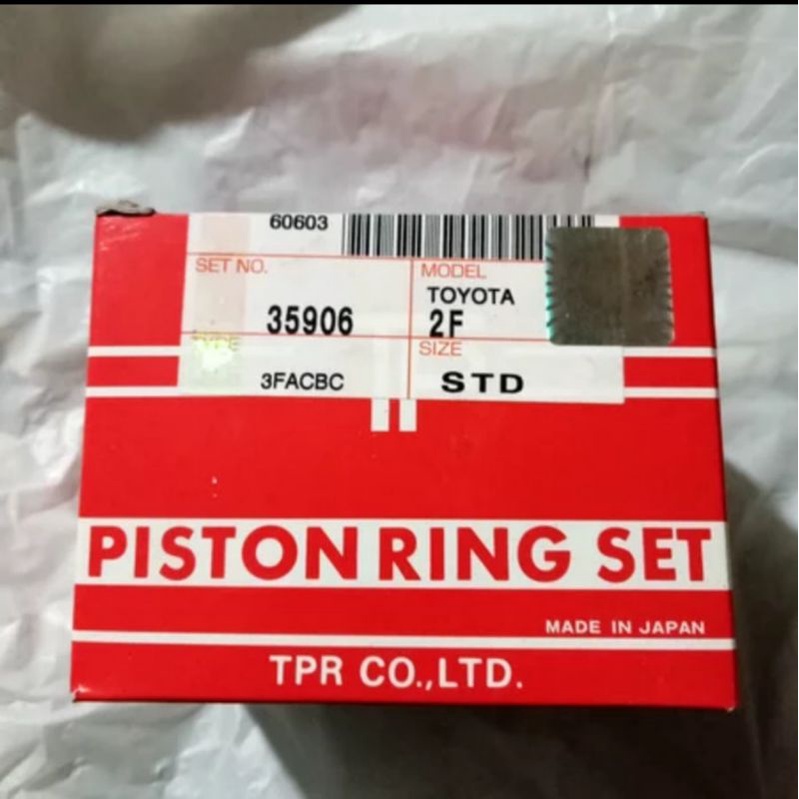 Jual RING PISTON SEHER MEREK TP HARDTOP 2F BENSIN STD-1.00 | Shopee ...