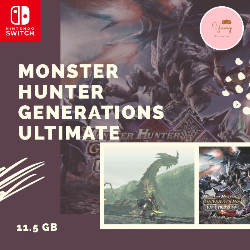Jual Monster Hunter Generations Ultimate Nintendo Switch MHGU ...