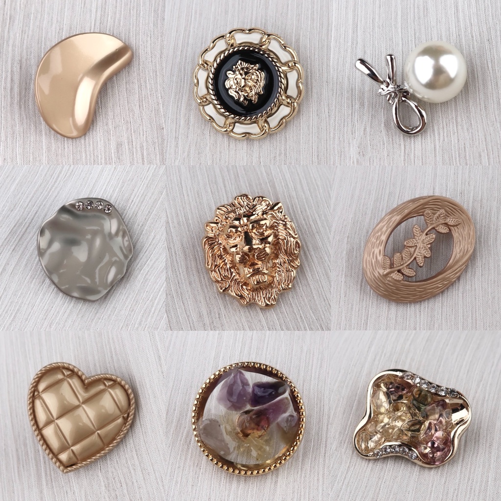 Jual Kancing Aesthetic Cantik Mewah Unik | Kancing Jahit Baju Blazer ...