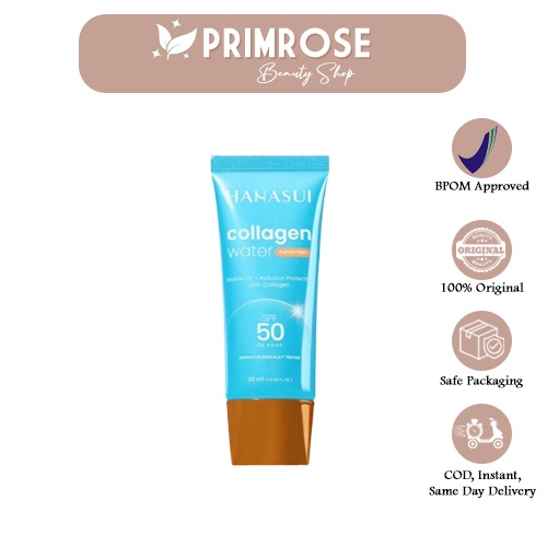 Jual HANASUI Collagen Water Sunscreen / Sunblock 30ml | Shopee Indonesia