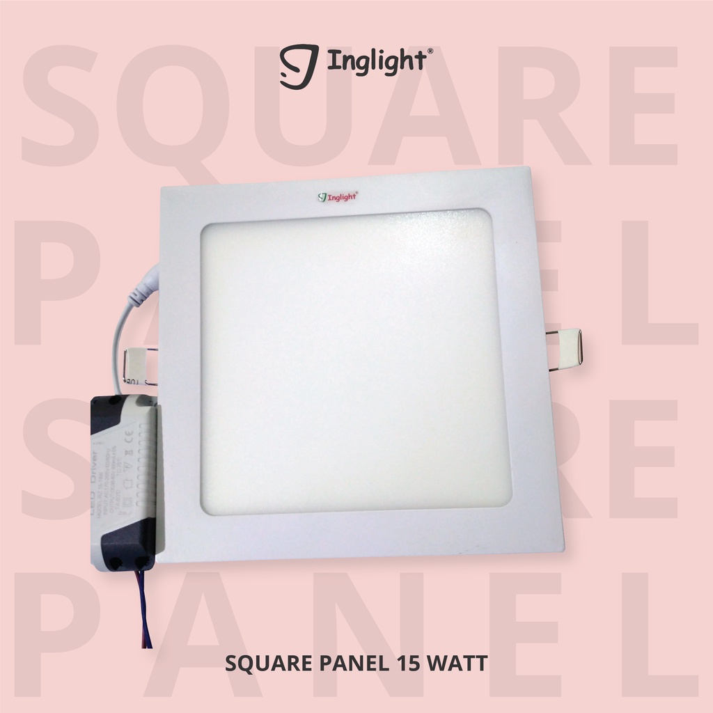 Jual Lampu LED DOWNLIGHT Square Panel (15watt) Toko perhiasan Emas ...