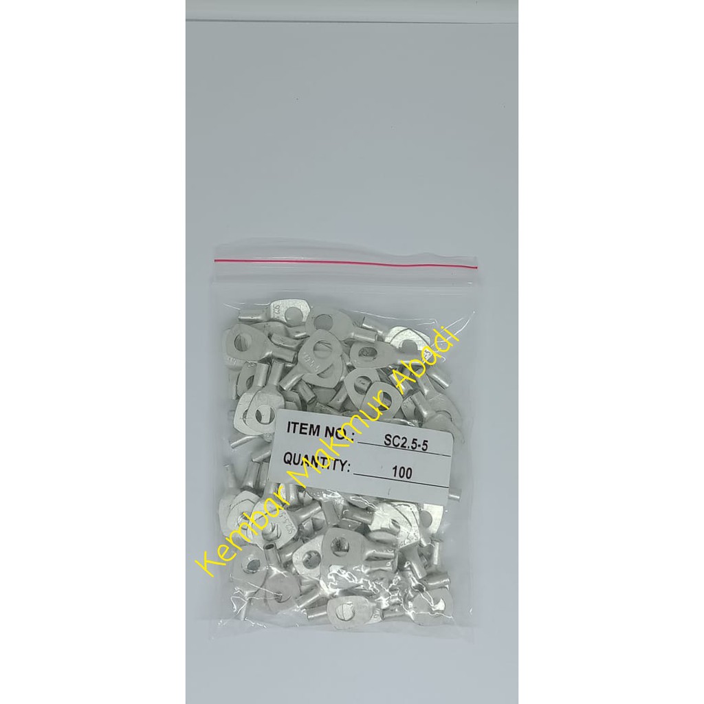 Jual Kabel Skun SC/Skun Kabel SC 2.5-5/Cable Lug /Scun Cable 2.5-5mm ...