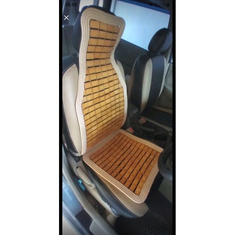 Jual Alas Bambu Sandaran Jok Mobil Premium Tatak Bambu Asli | Shopee ...