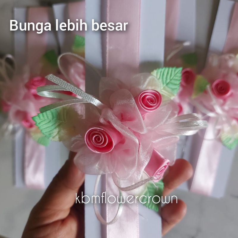 Jual 11 Warna Hand Wrist Corsage / Gelang Bunga Korsase Tangan ...