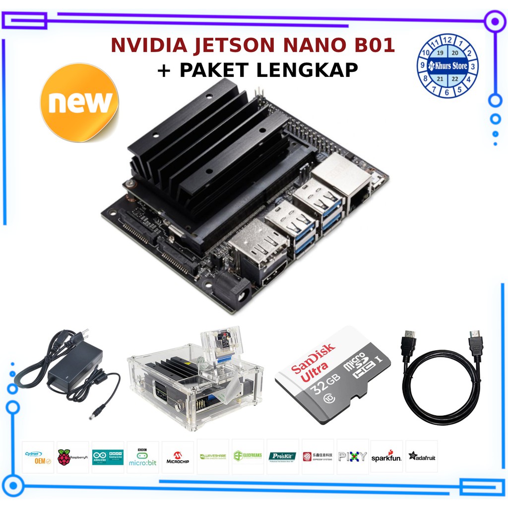 Jual NVidia Jetson Nano B01 4GB Siap Pakai | Shopee Indonesia