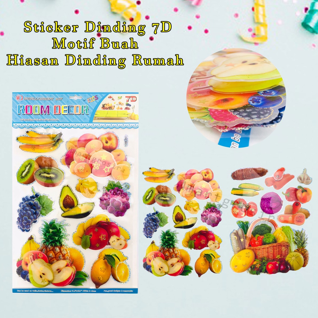 Jual Sticker Dinding 7D/ Sticker / Room Decor / Hiasan dinding Rumah ...