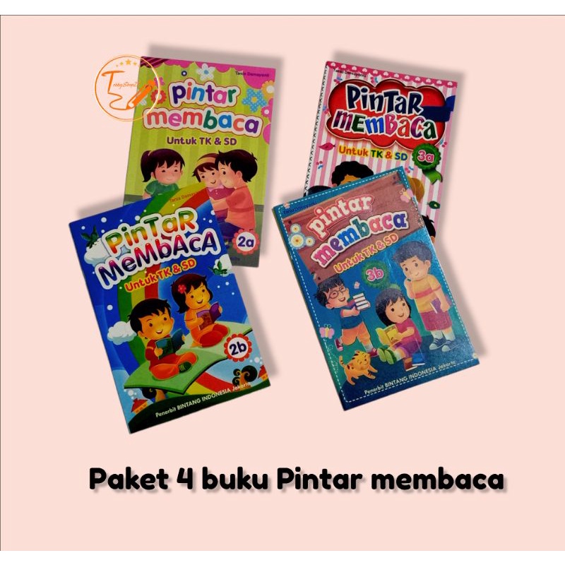 Jual Paket 4 buku Pintar membaca Untuk TK SD | Shopee Indonesia