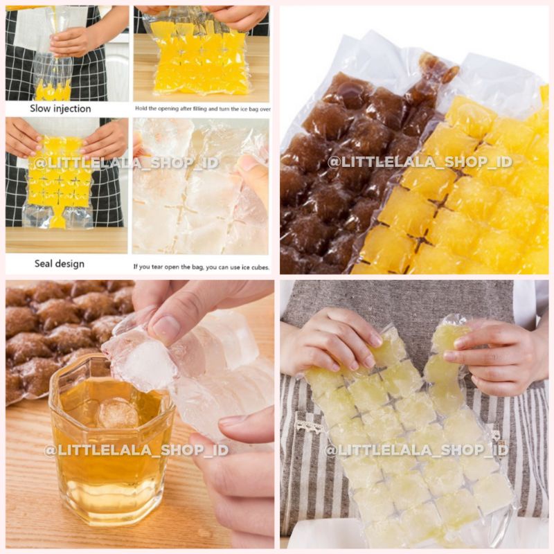 Jual cetakan es batu disposable /plastik pencetak sekali pakai ...