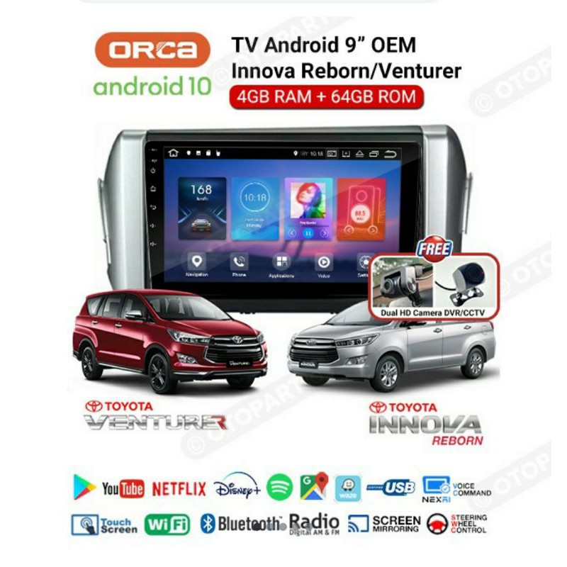 Jual Head unit oem innova reborn - tv android toyota innova reborn - tv ...