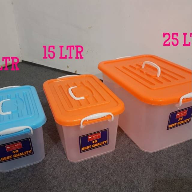 Jual Box Container / Kotak Kontainer Plastik Serbaguna 15L / 15 liter ...