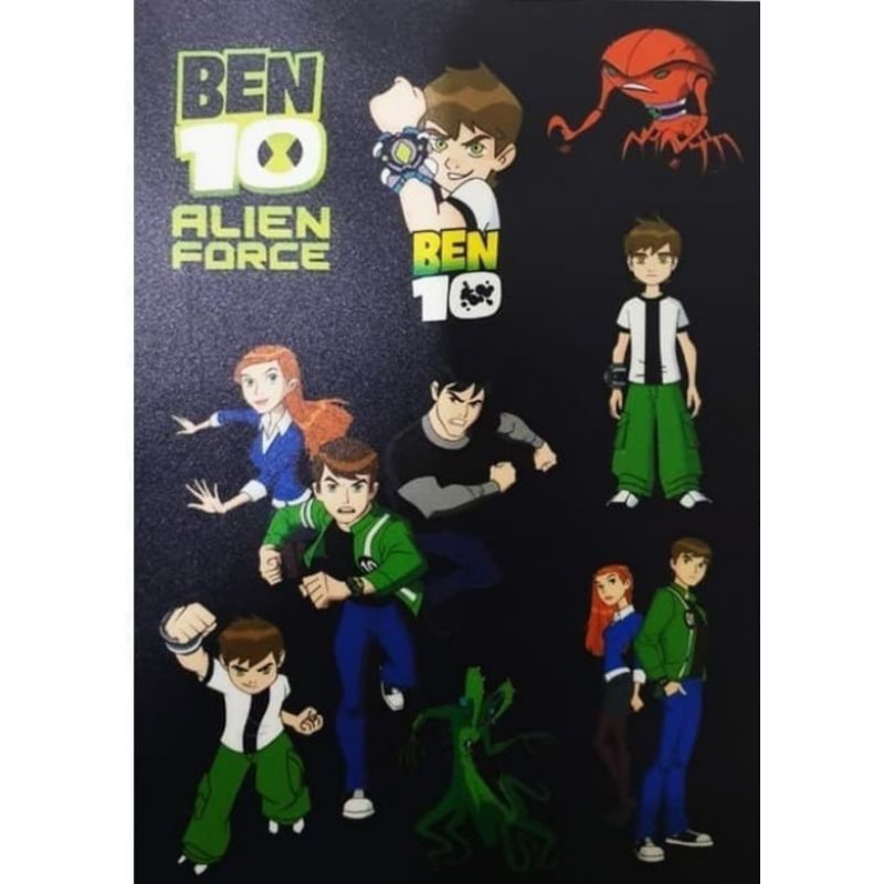 Jual Stiker Dinding wallstiker 60x90cm Motif Karakter Glow Kartun Ben ...