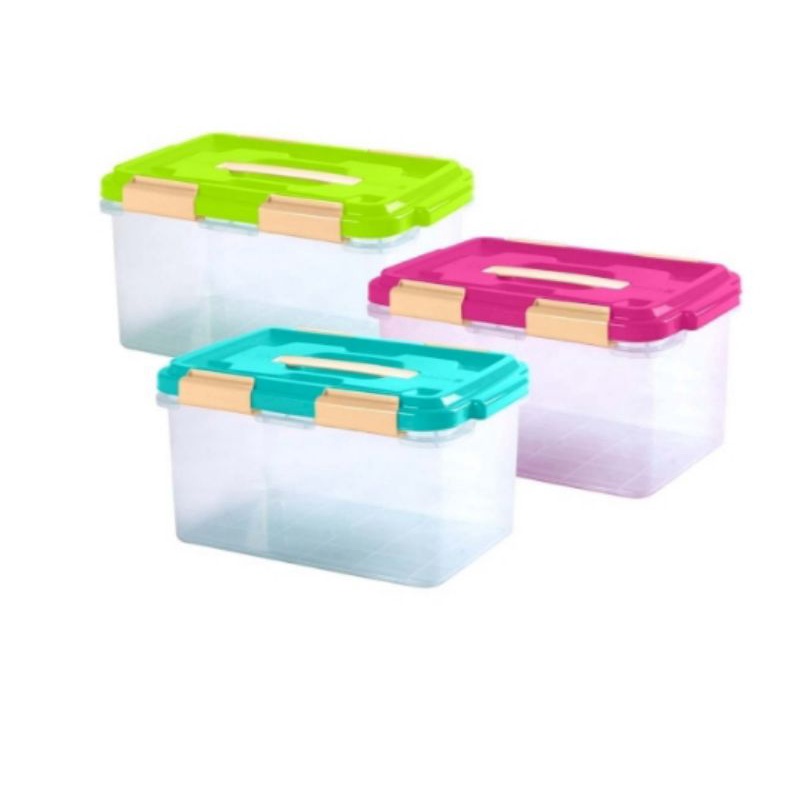 Jual CONTAINER BOX PLASTIK 15 LITER BIGGY VINDO | kotak penyimpan ...