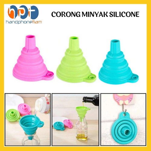 Jual Corong Lipat Silicone Refill Air Sabun Minyak / Corong Silikon ...