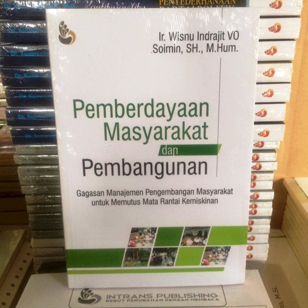 Jual Buku Pemberdayaan Masyarakat dan Pembangunan - Wisnu Indrajit dan Soimin - Buku Original ...
