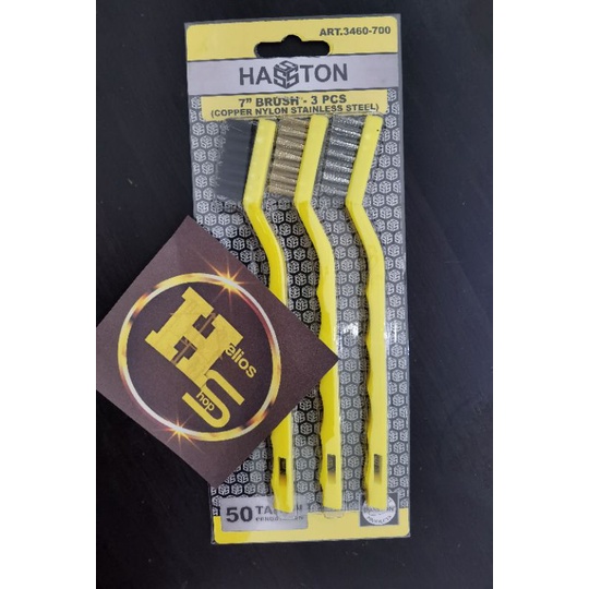 Jual Sikat Kawat Kuningan Baja Prohex Hasston Set 3 In 1 Poles