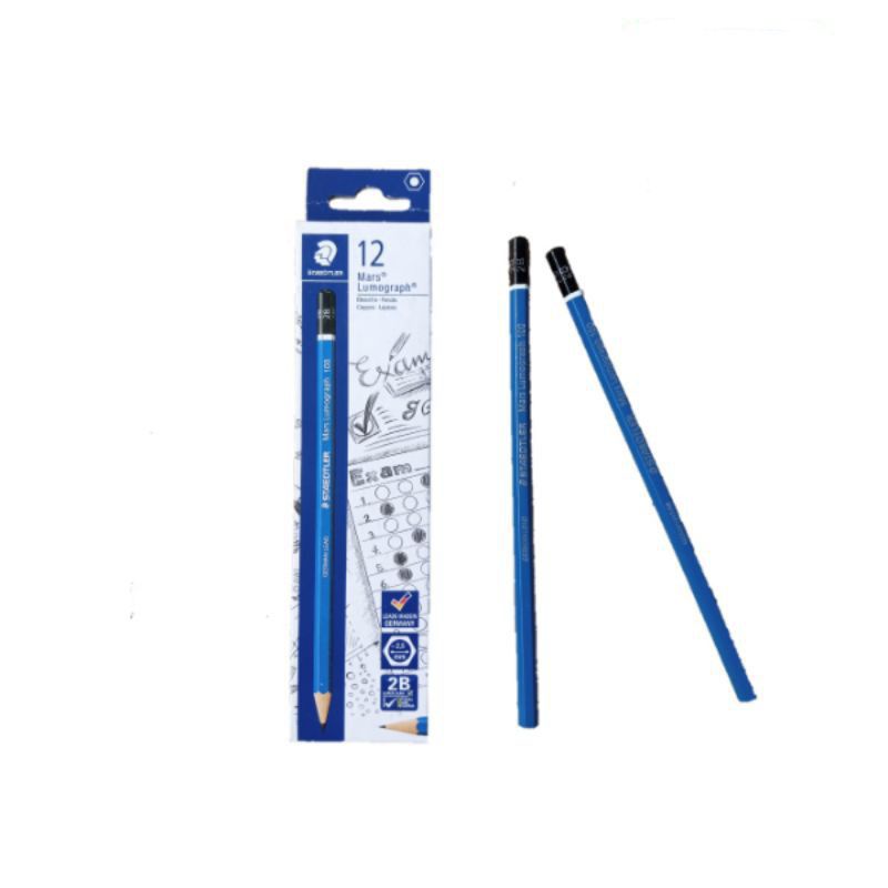 Jual Pensil Staedtler 2B Mars Lumograph 12pcs (LUSIN) | Shopee Indonesia