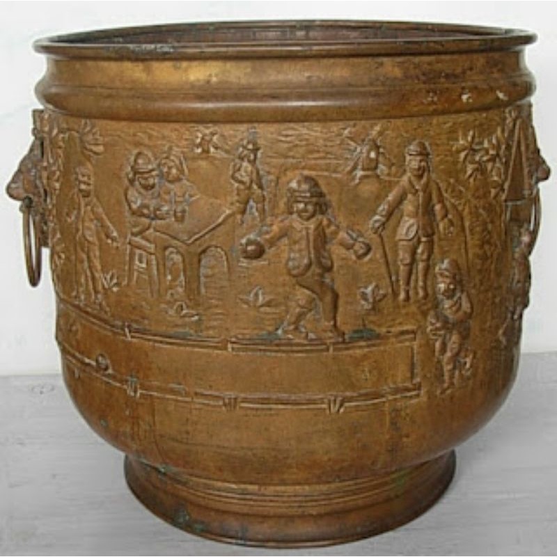 Jual Pajangan Vintage Wadah Kuningan Brass Bucket Jumbo | Shopee Indonesia