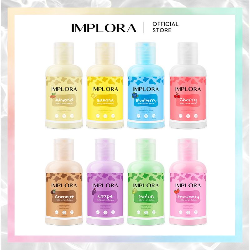 Jual IMPLORA Milky Body Lotion Serum 60ml & 100ml | Shopee Indonesia