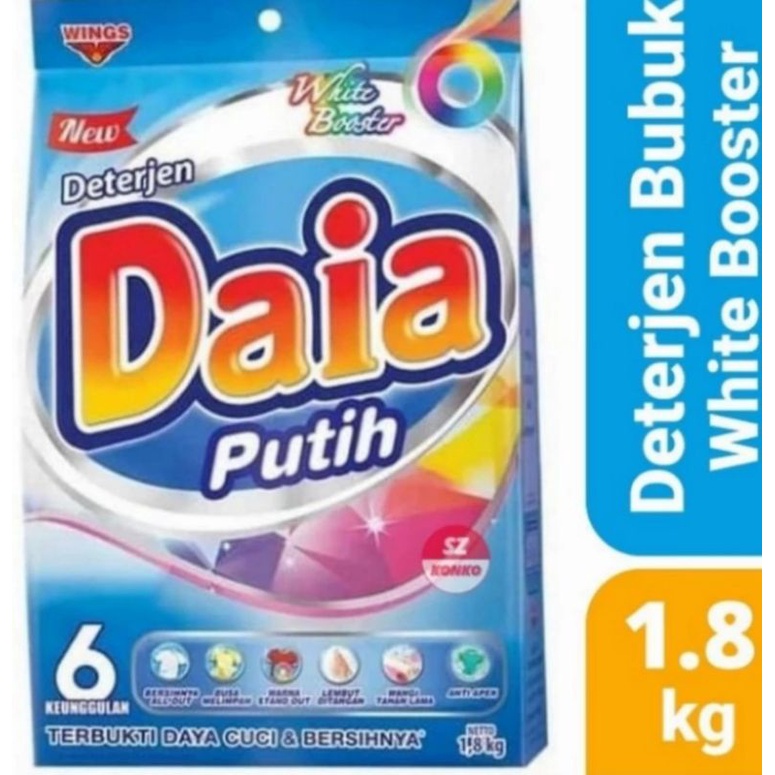 Jual DAIA Clean&Fresh Baru bag 1.6 kg (eks daia putih 1.8 kg) | Shopee ...