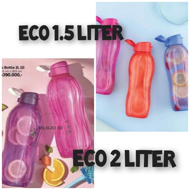 Jual ECO Bottle 2 Liter 2L 1,5 Liter Botol Minum Tupperware | Shopee ...