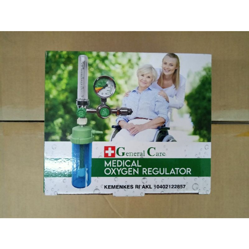 Jual regulator tabung oksigen - regulator Oxygen general care | Shopee Indonesia