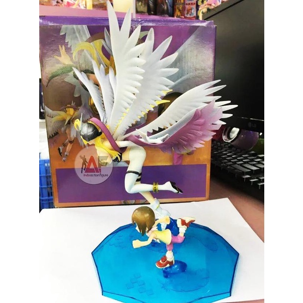 Jual Barang Baru Action Figure Statue Digimon Angemon Takeru Angewomon ...