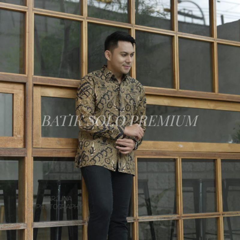 Jual BAJU BATIK PRIA PREMIUM LENGAN PANJANG MOTIF SELIRO HUSODO ...