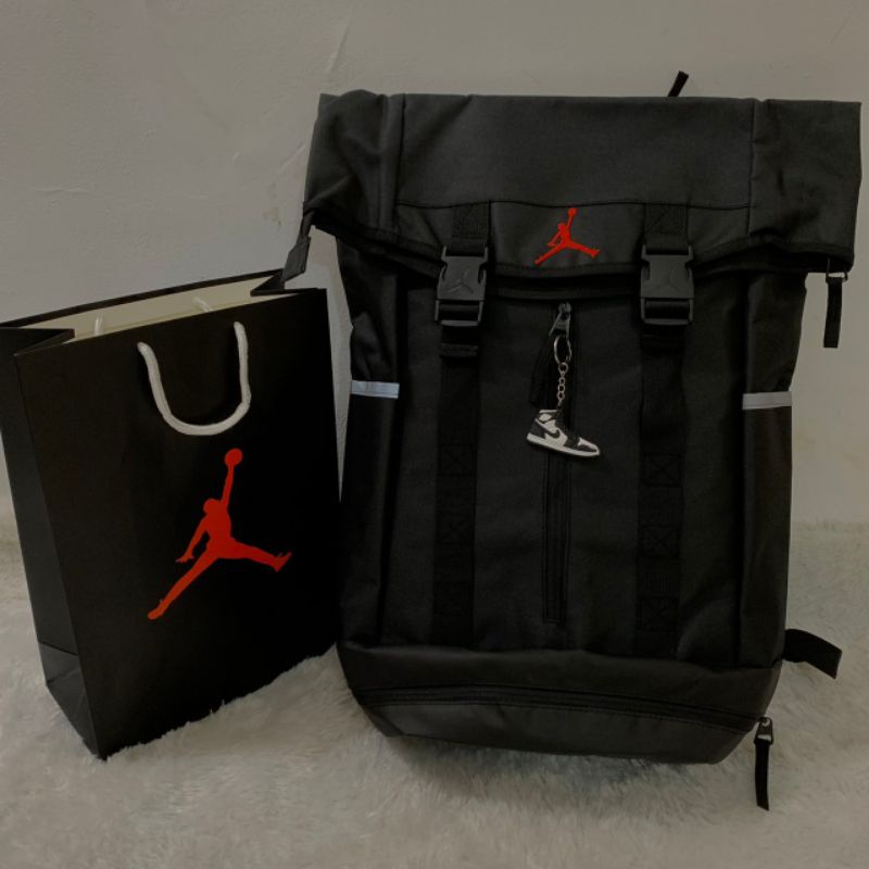 Jual Backpack Nike Jordan Big Roll Top | Shopee Indonesia