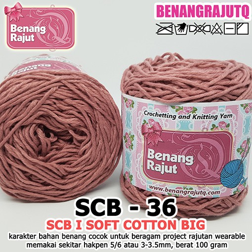 Jual SOFT KATUN BESAR SCB 36 DUSTY PINK BENANG RAJUT Q | Shopee Indonesia
