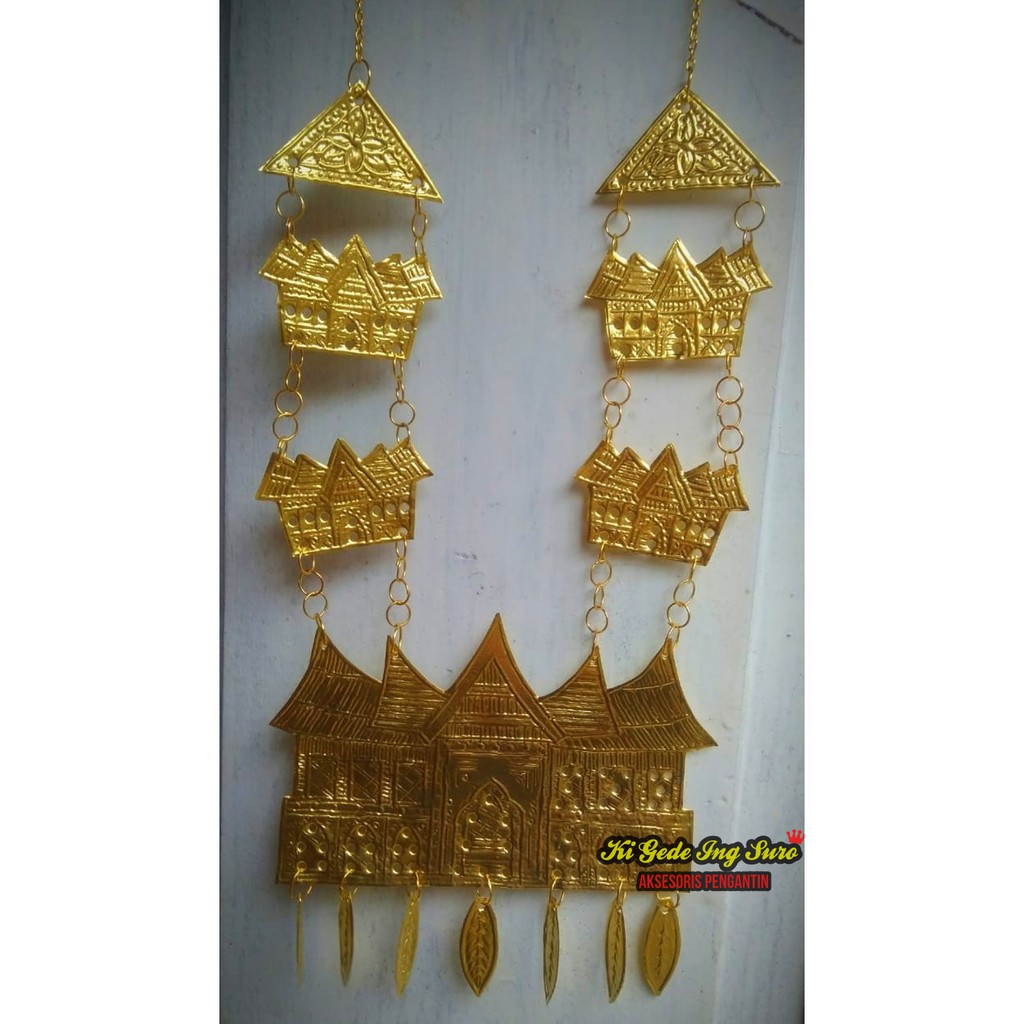Jual Kalung Pengantin Adat Padang/ Kalung Pengantin Minang/ Kalung Tari ...