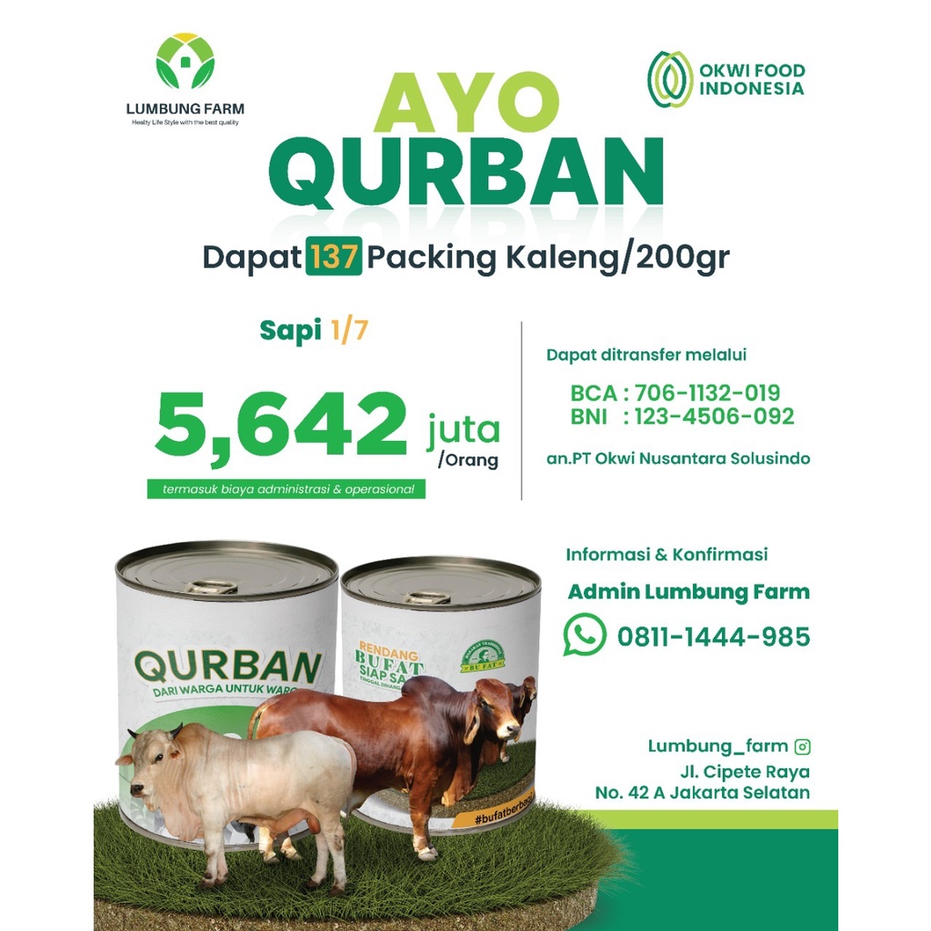 Jual Daging Sapi Qurban 137 Kaleng (Platinum) | Shopee Indonesia