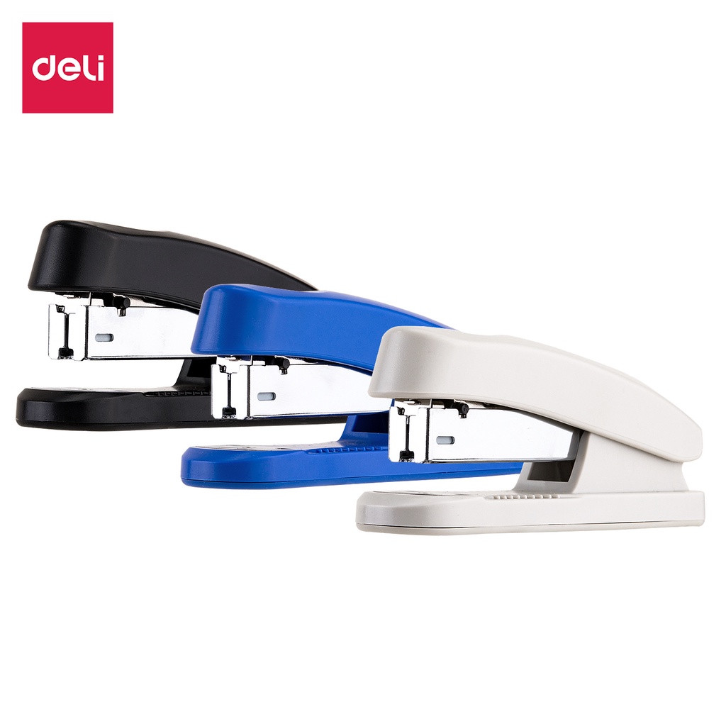 Jual HAPPY TIME DELI STAPLER STAPLES BESAR 20 LEMBAR HEKTER BAHAN METAL ...