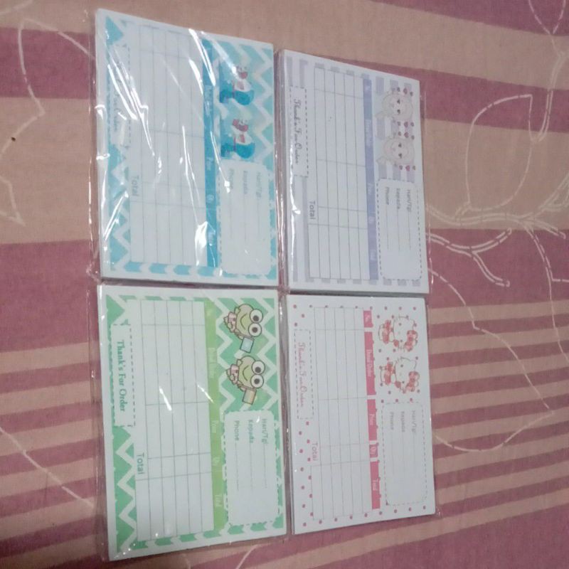 Jual NOTA MINI KARAKTER ISI 50 LEMBAR | Shopee Indonesia