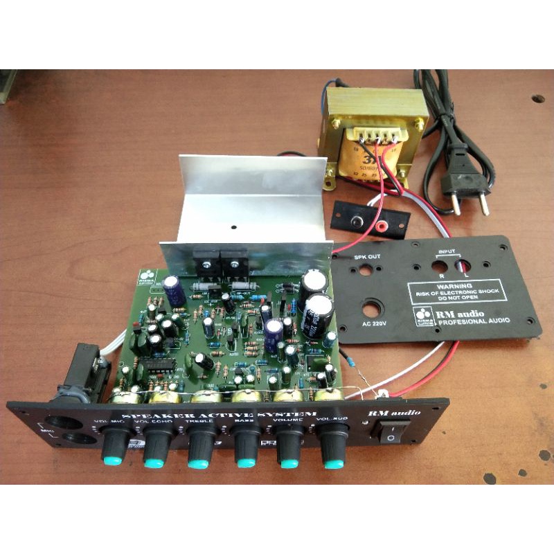 Jual Power spiker aktif mono mic echo+Trafo 3 amper | Shopee Indonesia