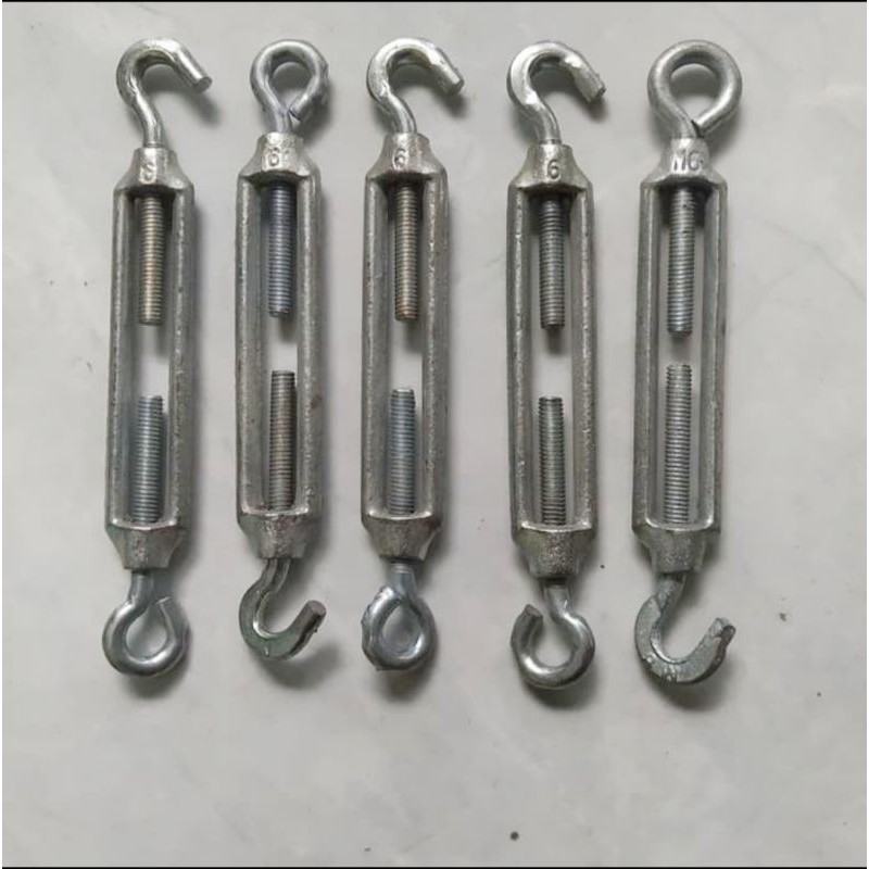Jual spanskrup 6 mm M6 Turn Buckle Span Skrup Tarikan sling jarum keras ...