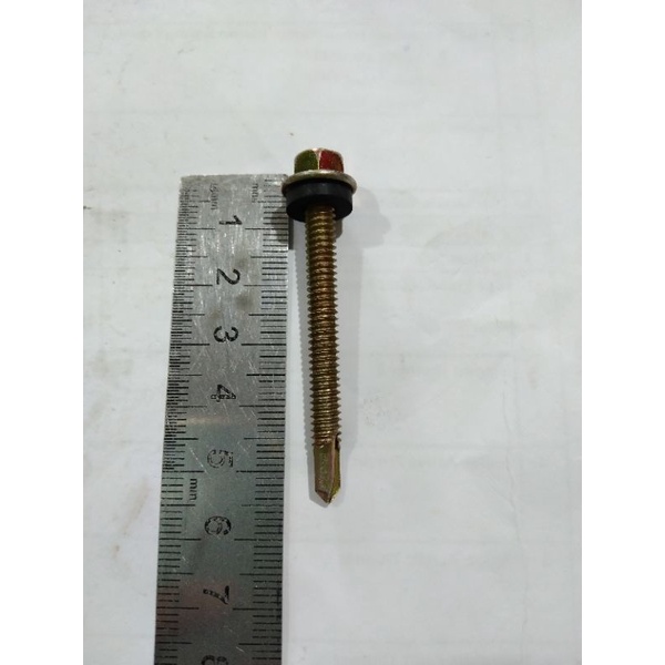 Jual Baut roofing panjang 5cm/baut baja ringan | Shopee Indonesia