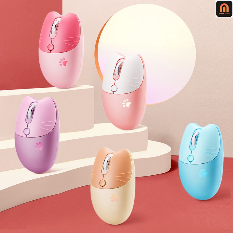 Jual Mouse Wireless Mute Klik 2.4G Tenang Dengan Penerima USB Komputer ...