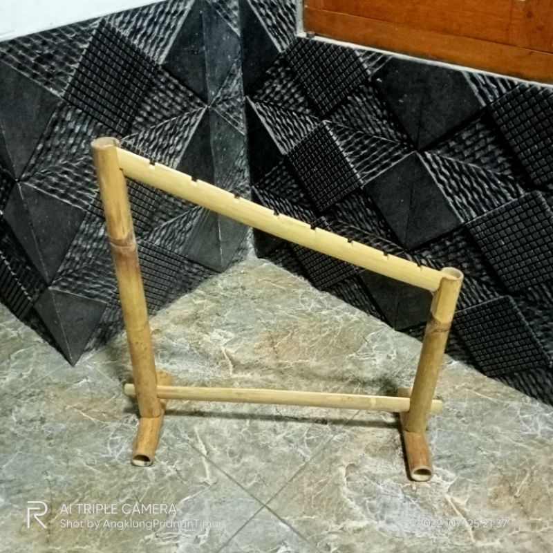 Jual standar angklung 8 nada 2 tabung, nada tinggi bambu putih ( ukuran ...