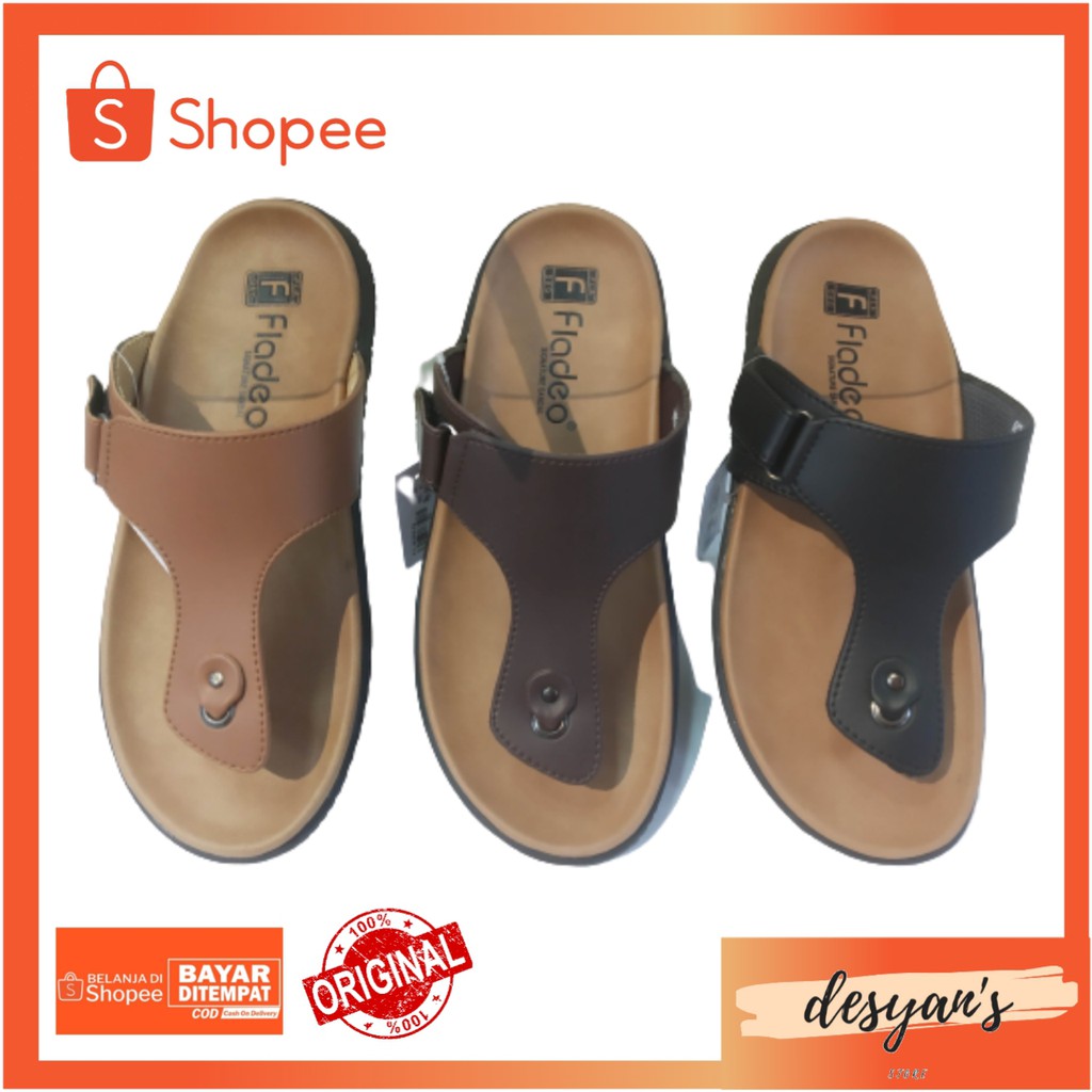Jual Sandal pria merek FLADEO | Shopee Indonesia