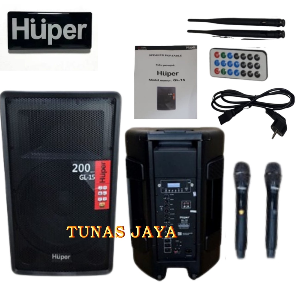 Jual SPEAKER PORTABLE HUPER GL15 GL 15 HUPER GL15 PORTABLE HUPER GL15 ...