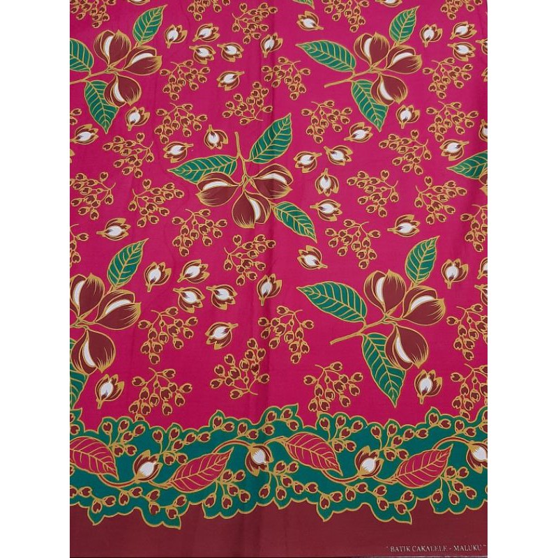 Jual Kain Batik Maluku Motif Buah Pala | Shopee Indonesia