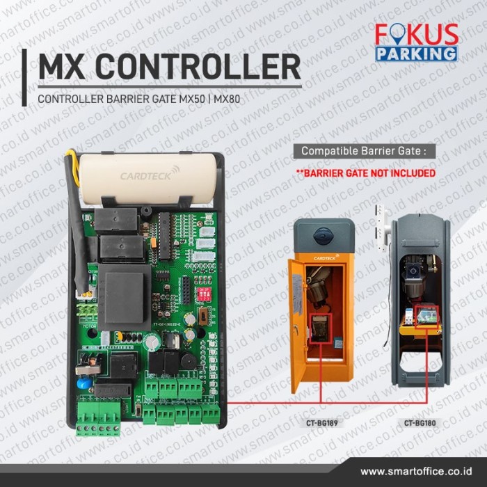 Jual Produk Terbaru Controller Barrier Gate Seri Mx50 Mx80 Kontroller ...