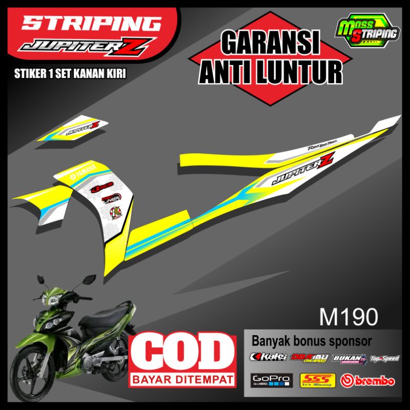Jual Striping Jupiter Robot / Jupiter Z Robot - Stiker semi decal ...
