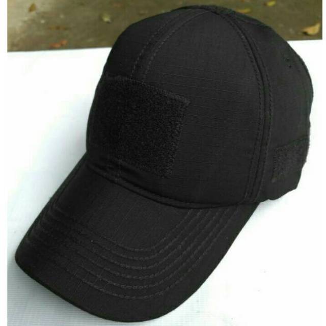 Jual TOPI VELCRO HITAM / TOPI TACTICAL | Shopee Indonesia